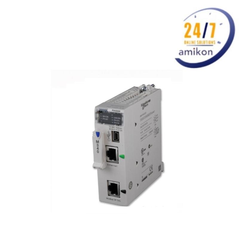 Schneider | BMXP342020 | PROCESSOR MODULE,0.095A,24VDC Supplier | Amikon